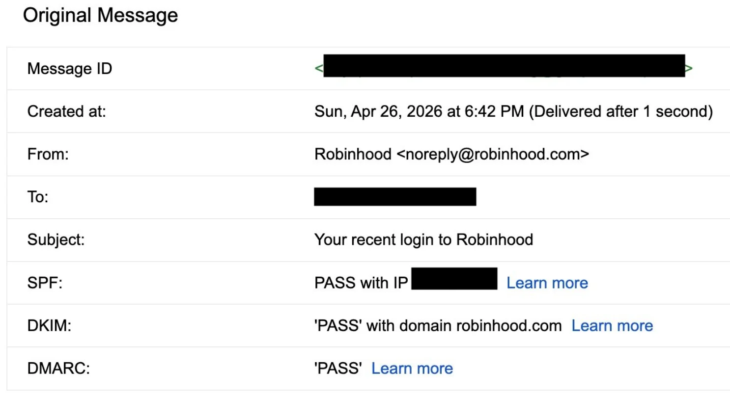 Cyber crooks got Robinhood to send phishing emails to its own users ...
